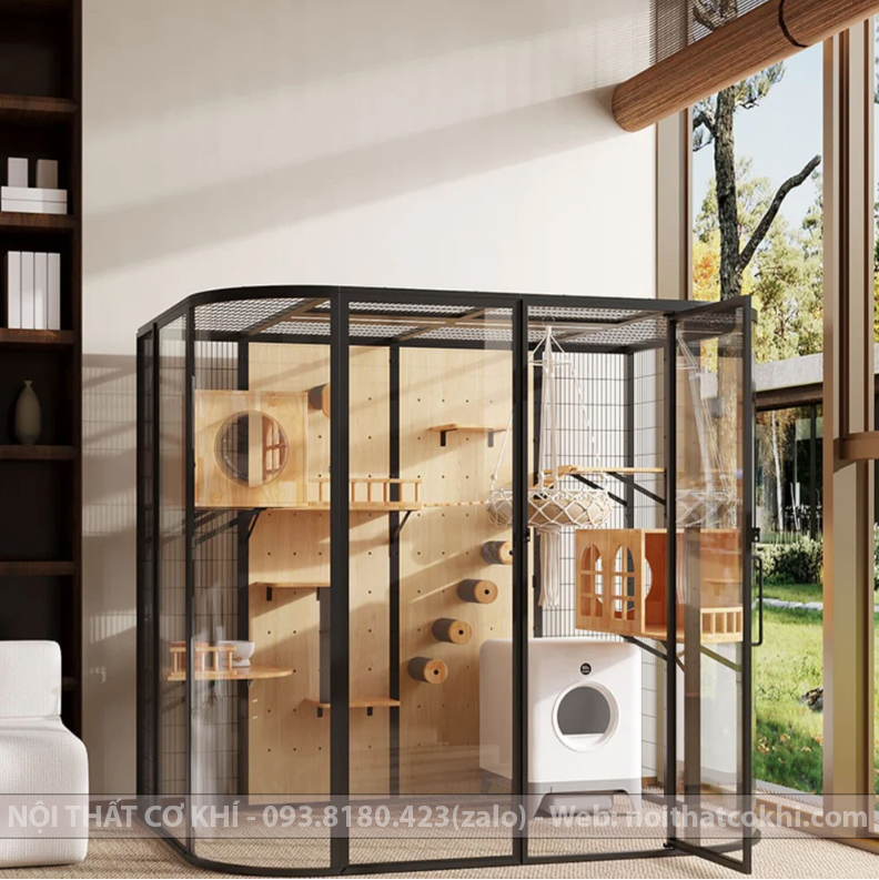 Chuồng Mèo 2 Tầng